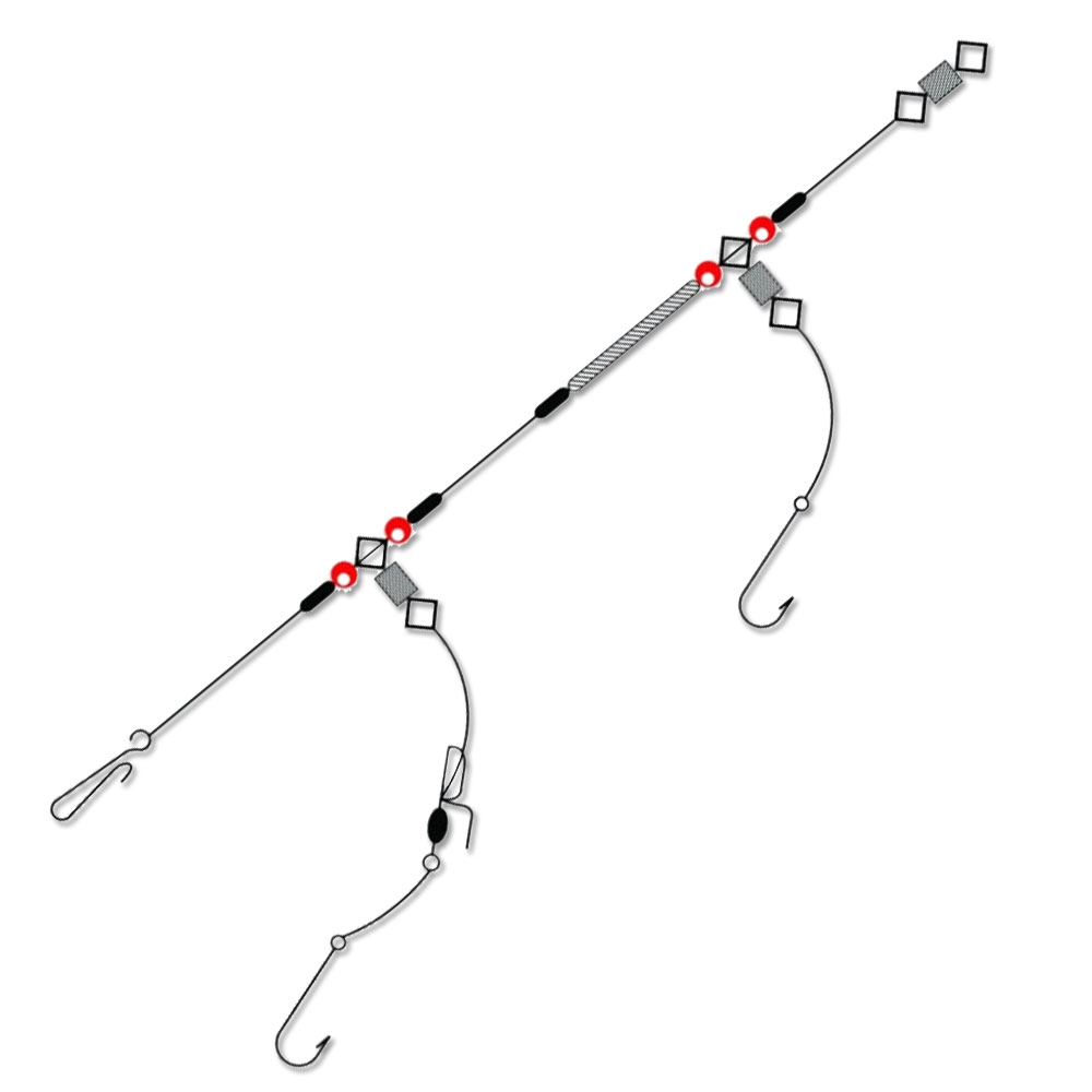 Anyfish Anywhere 2 Hook Clipped Down Rig