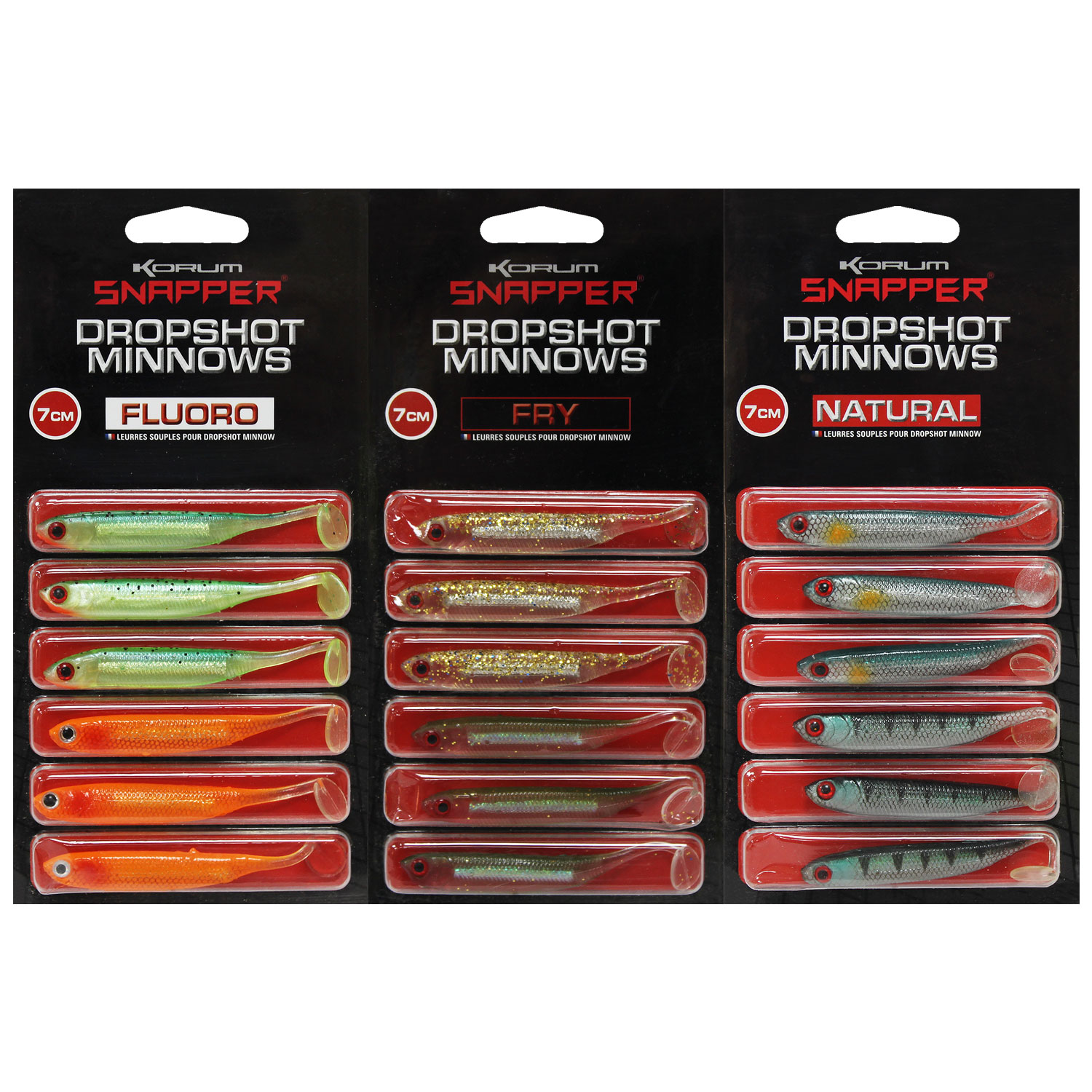 Korum Snapper Drop Shot Minnows