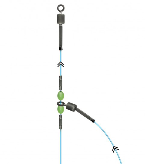 Lynx Two Hook Clip Down Shore Rig