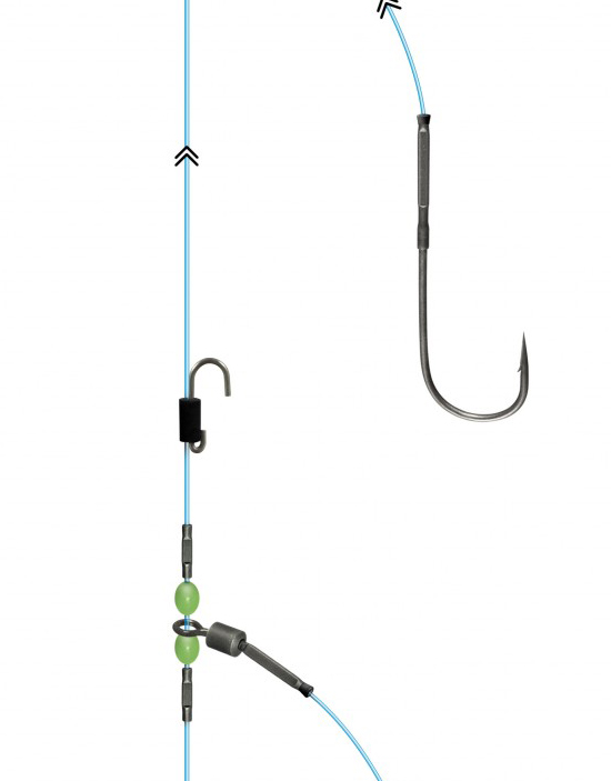 Lynx Two Hook Clip Down Shore Rig