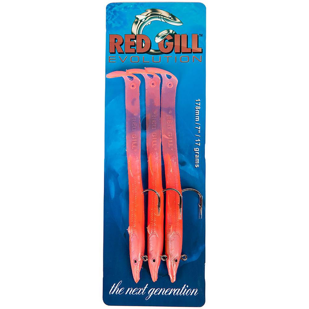 Red Gill Evolution Sand Eel Lures