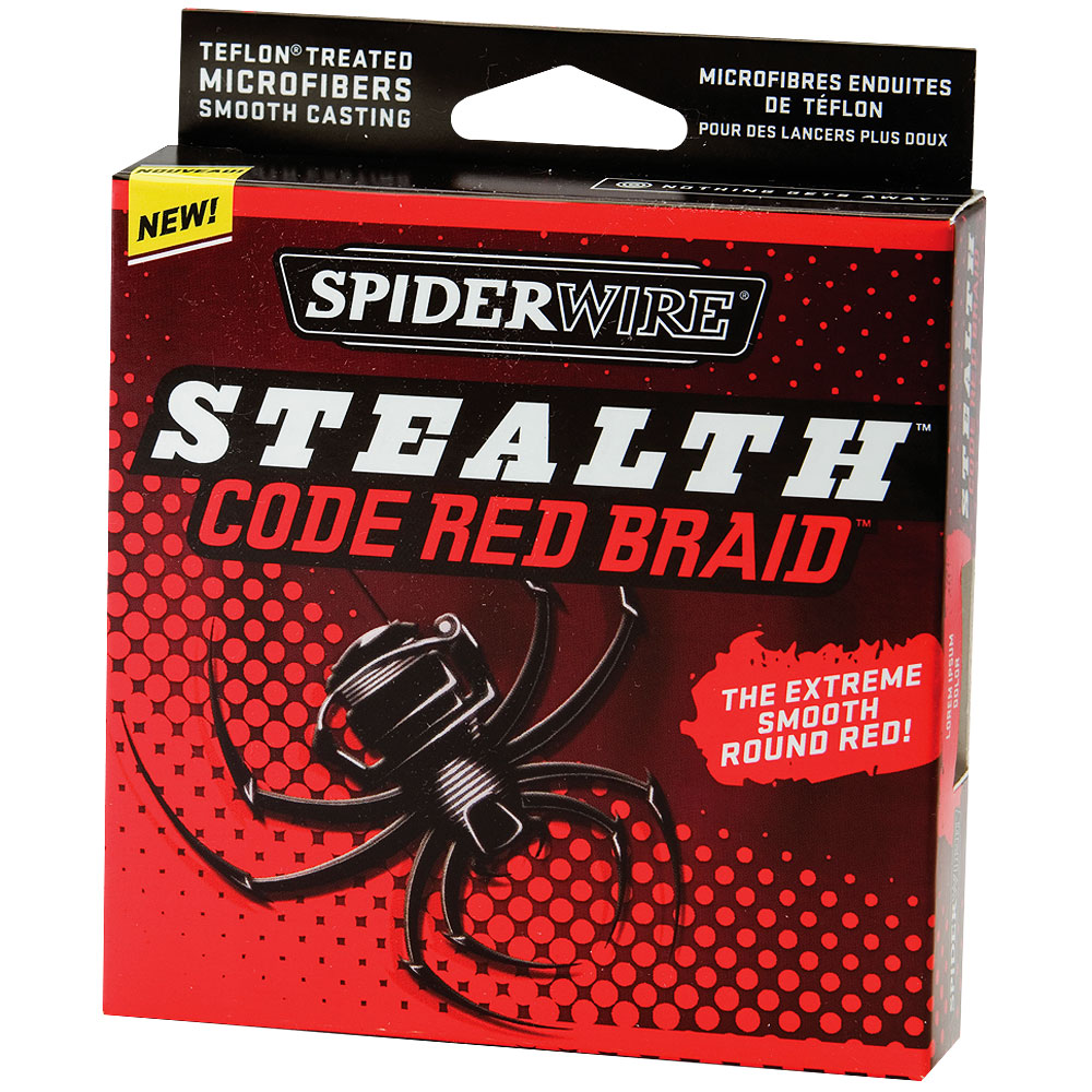 Spiderwire Stealth Code Red Braid