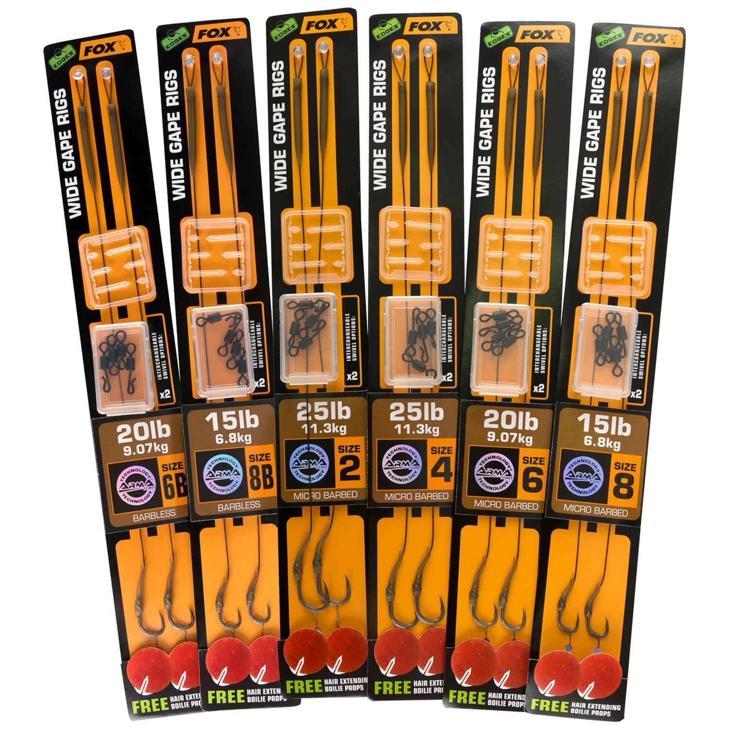 Fox Edges Ready Rig, Wide Gape