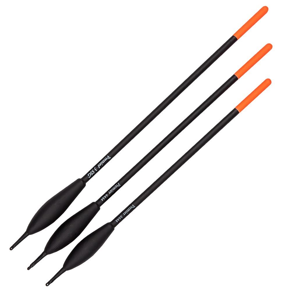 Premier Floats Giant Bodied Waggler, Posensatz von 3