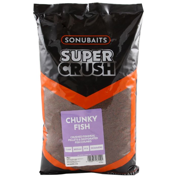 Sonubaits SuperCrush Grundfutter, Chunky Fish