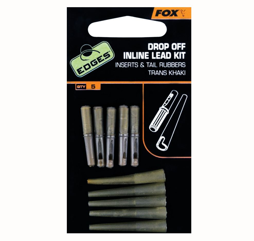 Fox Edges Drop Off Inline Blei Kit, Transkhaki