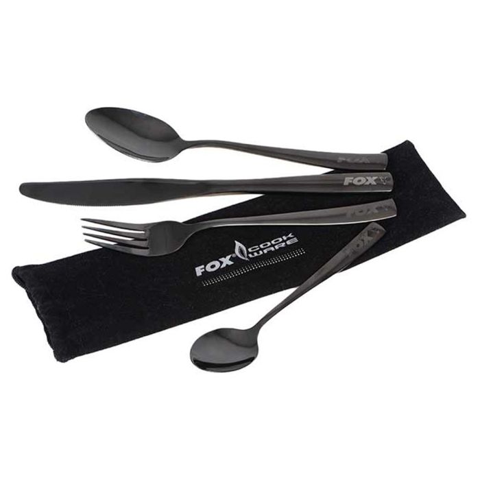 Fox Cookware Black Stainless Besteck-Set
