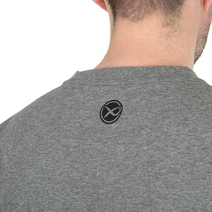 Matrix Hex Print Grey T-Shirt