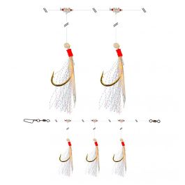 Daiwa GrandWave Cod & Pollack Rig With Fishskin White