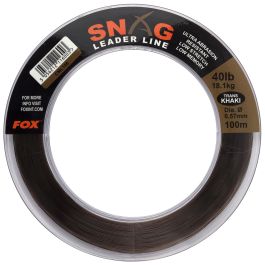Fox Snag Leader, Transkhaki Vorfachschnur