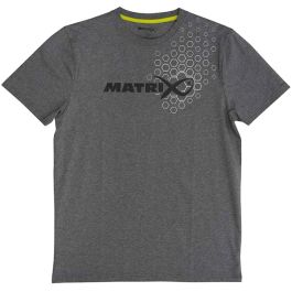 Matrix Hex Print Grey T-Shirt
