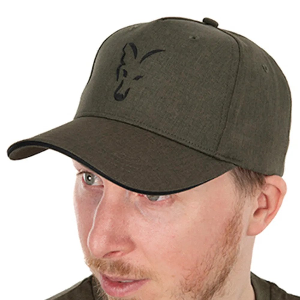 Fox Collection Green & Black Baseball Cap | Angling Direct