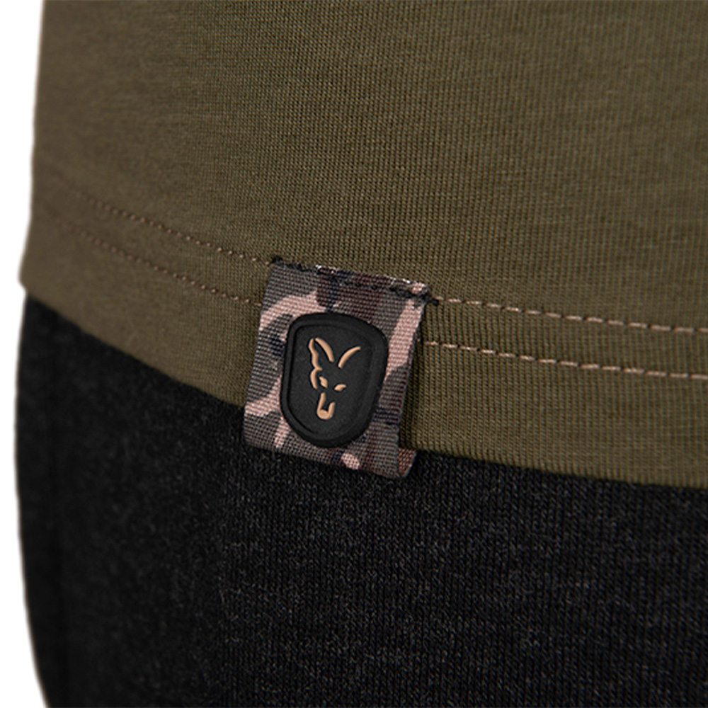 Fox Khaki Fox Head Logo T-Shirt | Angling Direct