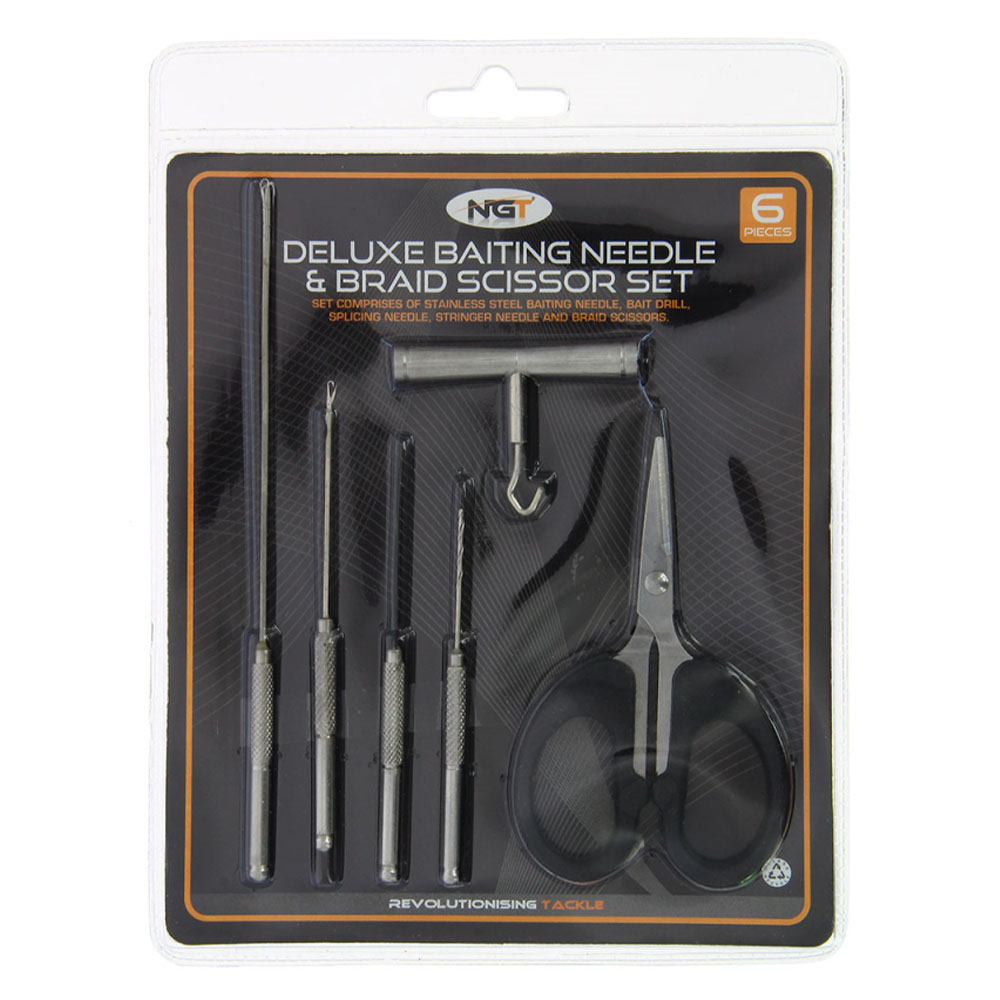 NGT Stainless Steel Baiting Tool Set 6-Piece
