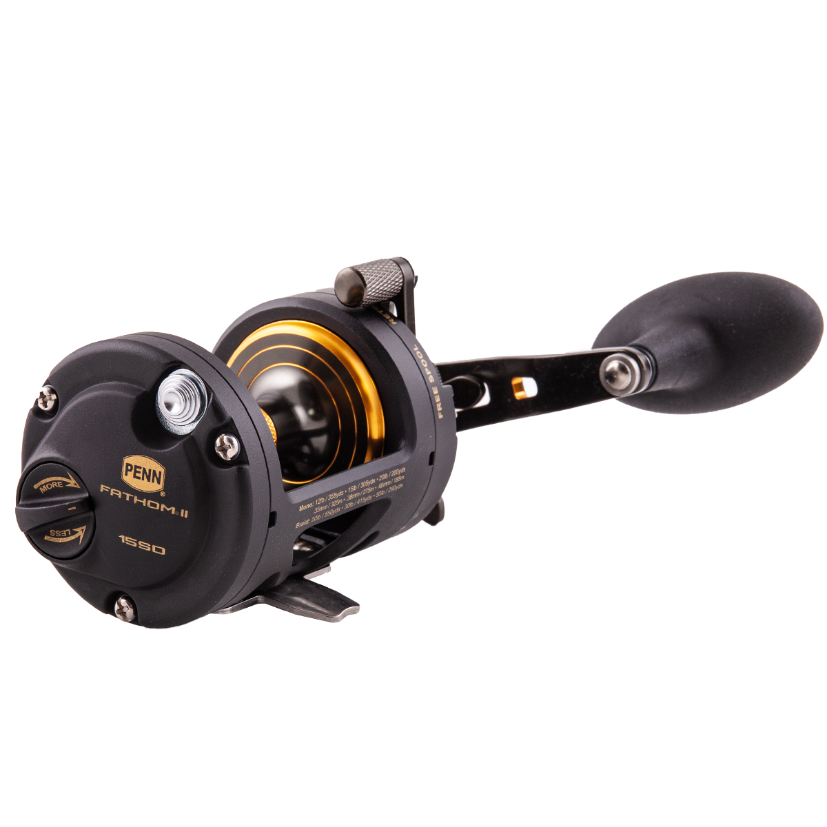 Penn Fathom II Star Drag Freilaufrolle