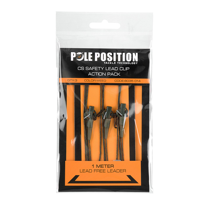 CS Safety Leadclip, Bleiklammer Vorfach von Pole Position