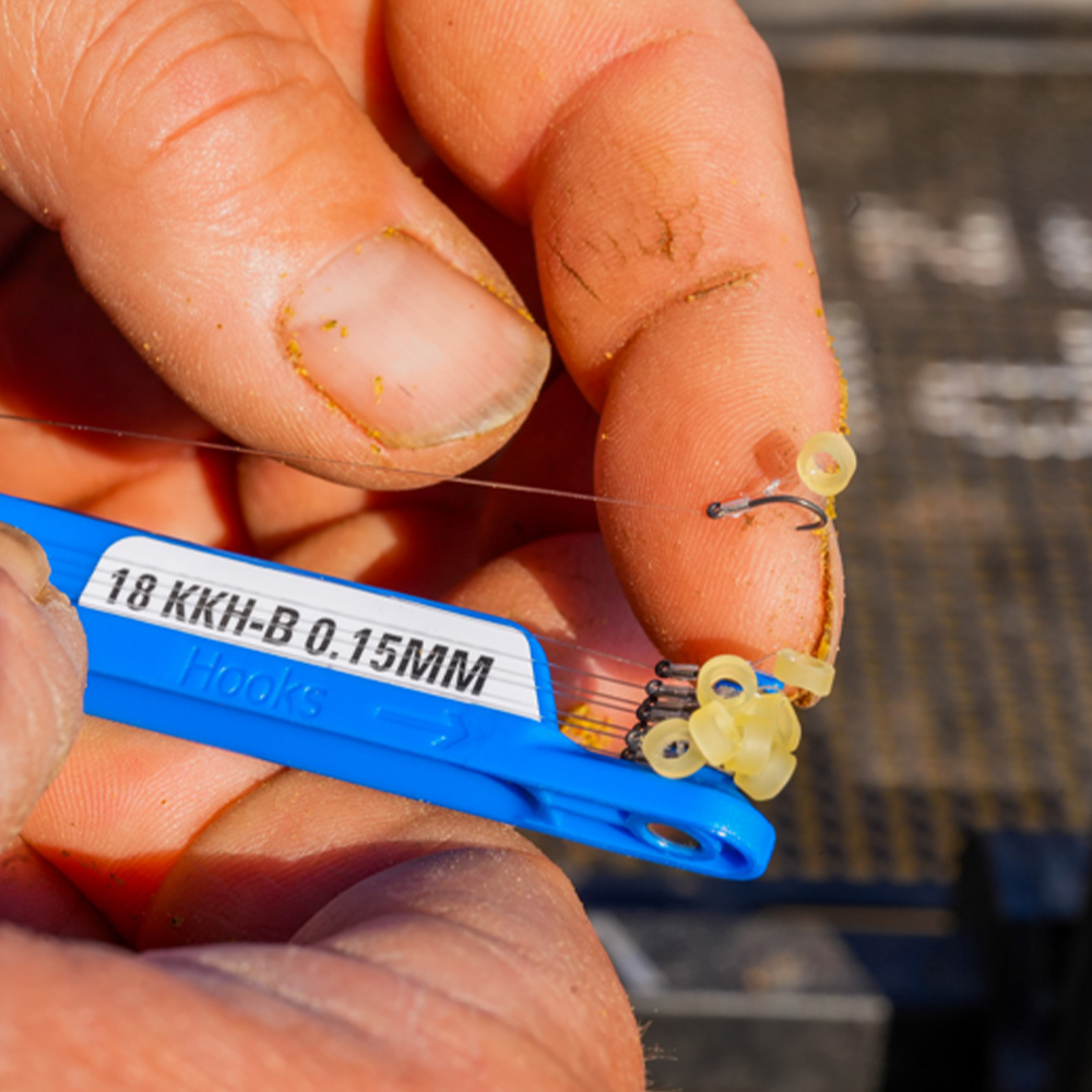 Preston KKH-B Banded Hair Rig 6 Inch - Barbless