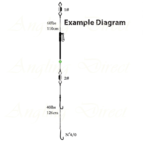 Greys Uptide Cod 4/0 Pennel Rig