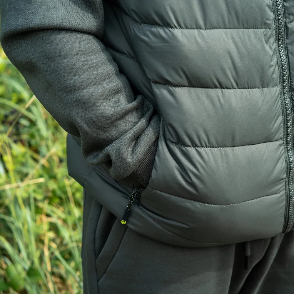 RidgeMonkey APEarel ThermaPro Hybrid Jacke Green