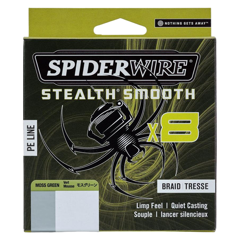 Spiderwire Stealth Smooth8 x8 PE Braid Moss Green 150m