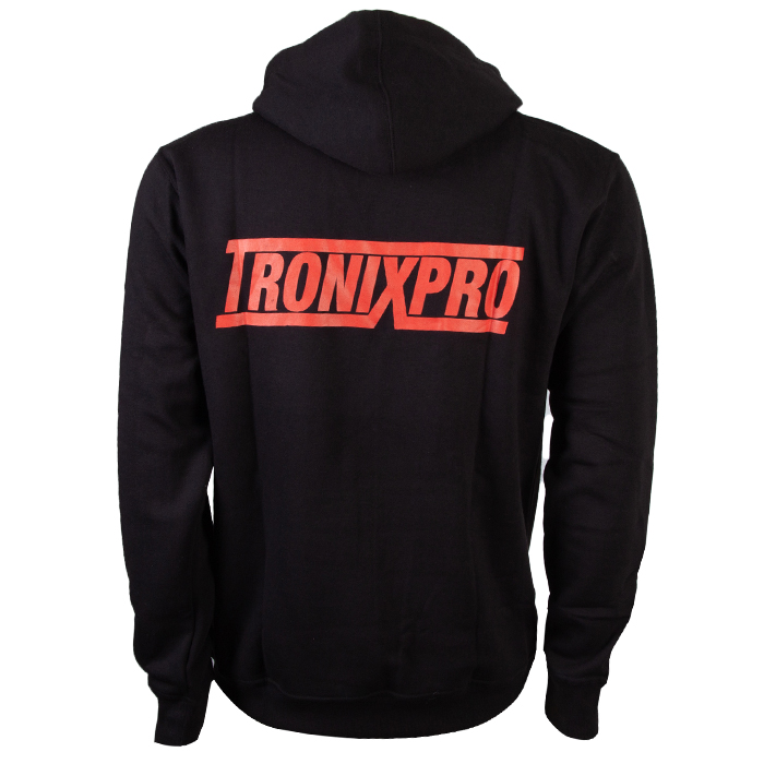 Tronixpro Classic Hoodie, Rot/Schwarz